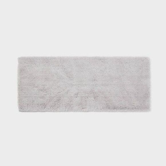 Threshold | Bath | Threshold Tufted 6x24 Bath Rug Runner High Pile Gray ...